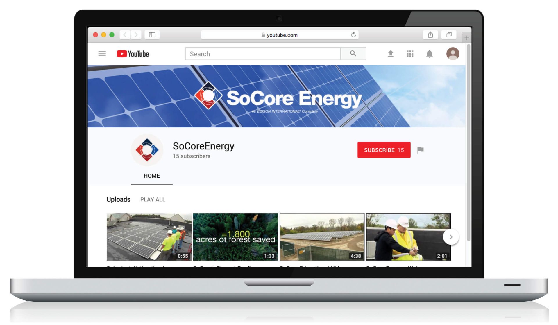 SoCore Energy Brand Revitalization — Website and Marketing Materials