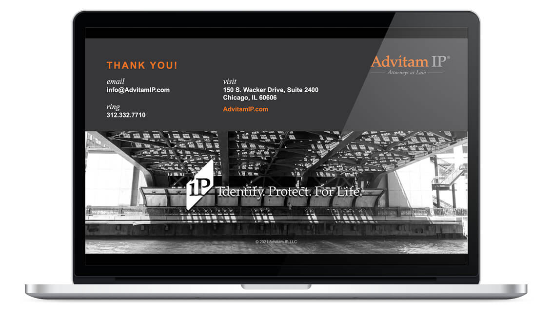 Advitam IP — Creating ownable ideas for an IP law firm